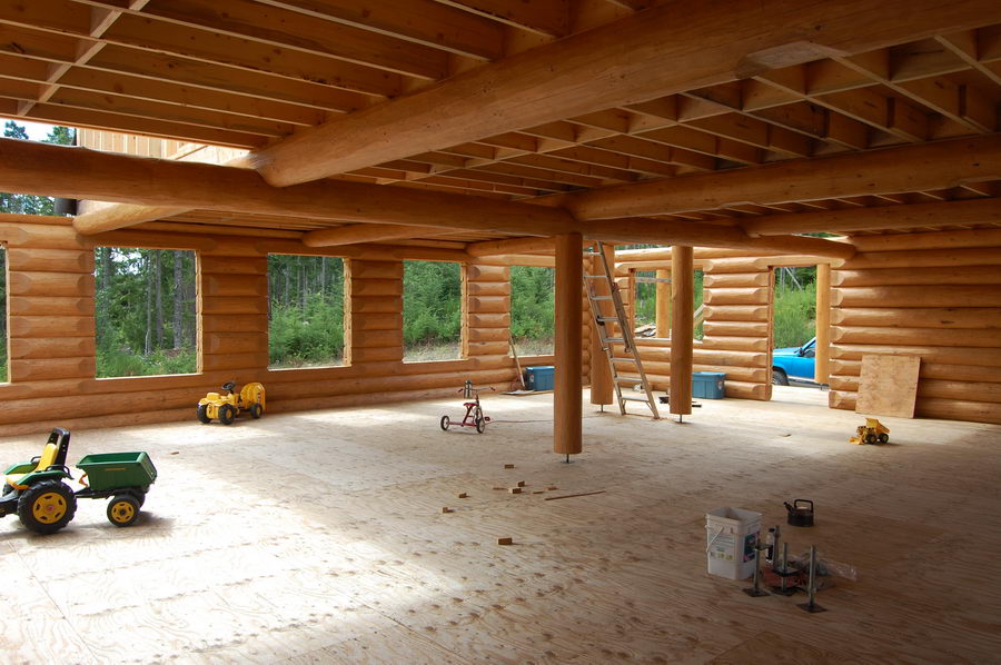 On-Site Construction - Norse Log Homes | Custom Log Homes, Log Home ...