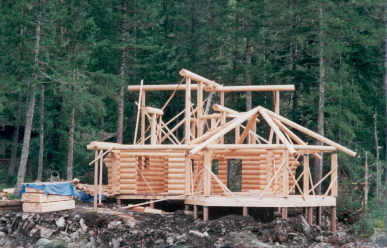 On-Site Construction - Norse Log Homes | Custom Log Homes, Log Home ...