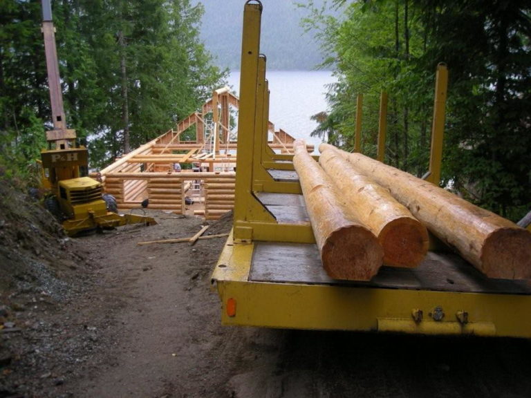 On-Site Construction - Norse Log Homes | Custom Log Homes, Log Home ...