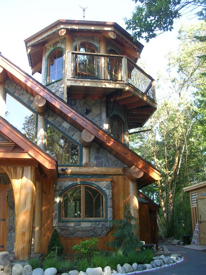 Round Log Post And Beam Homes - The Best Picture Of Beam