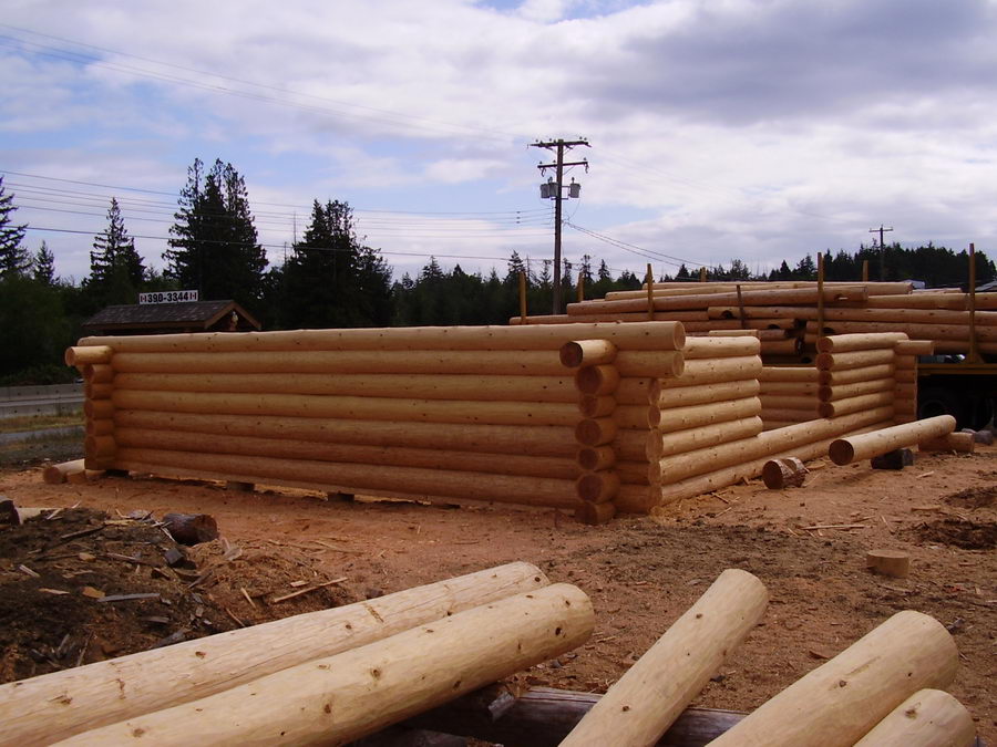Yard Construction - Norse Log Homes | Custom Log Homes, Log Home ...