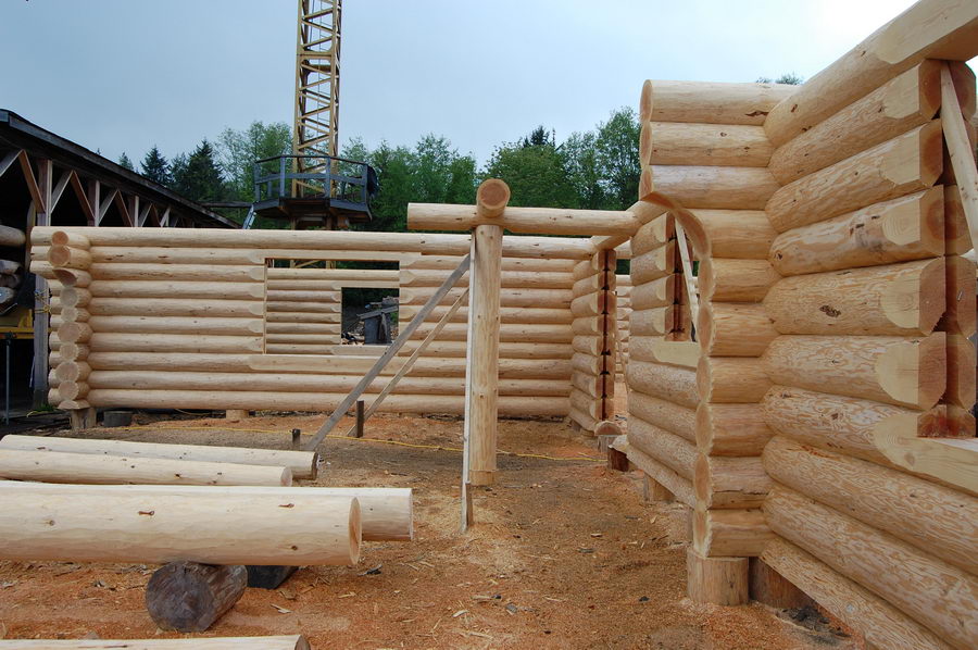 Yard Construction - Norse Log Homes | Custom Log Homes, Log Home ...
