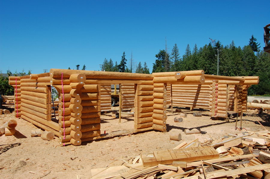 Yard Construction - Norse Log Homes | Custom Log Homes, Log Home ...