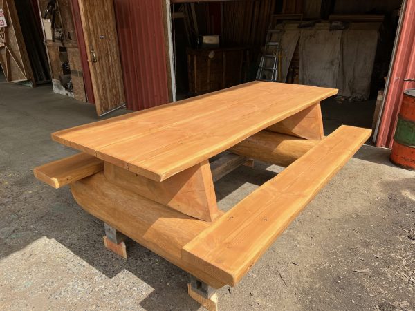 Log Picnic Table - Norse Log Homes | Custom Log Homes, Log Home ...