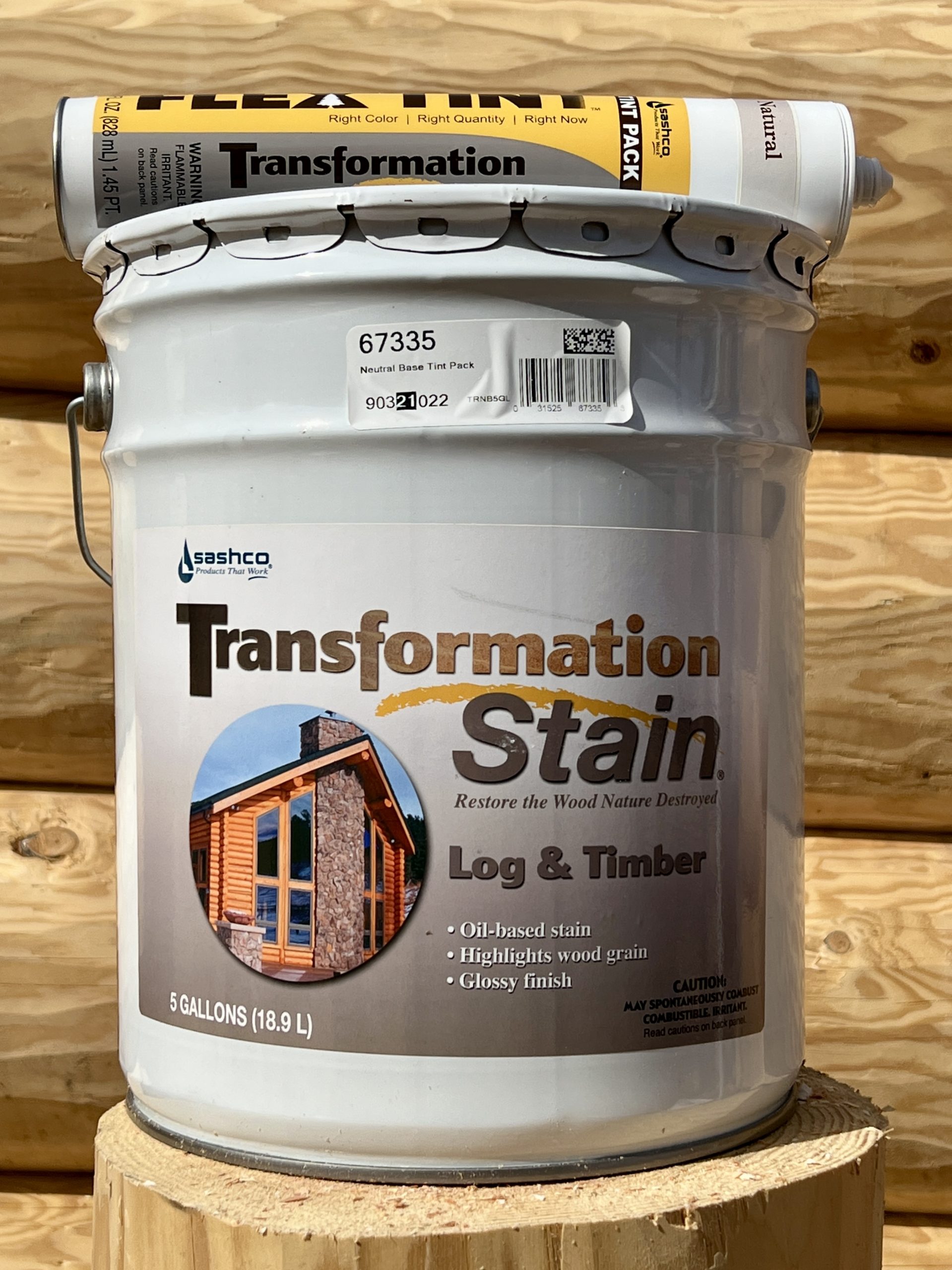 Transformation® Log and Timber Neutral Base - Norse Log Homes | Custom ...